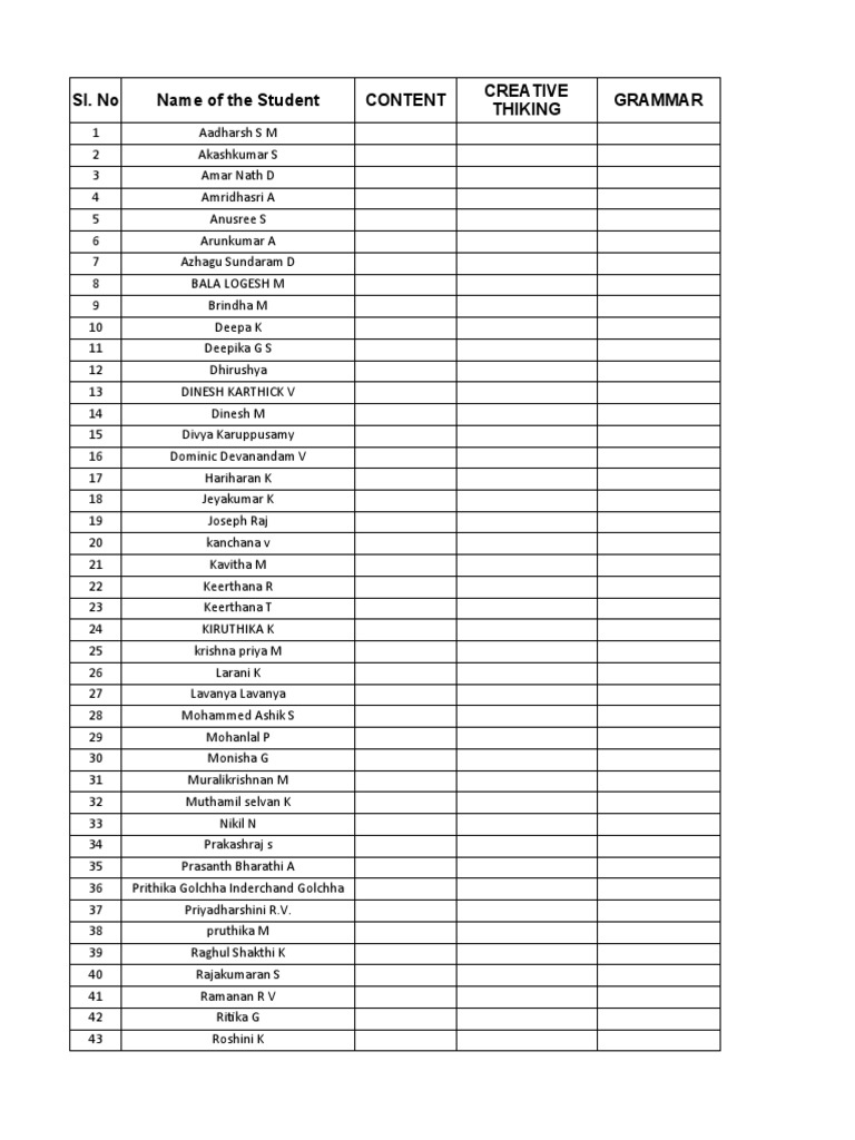 Mu Sigma Gd Evaluation Sheet | PDF