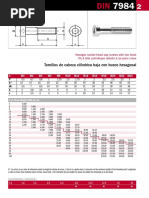 Tornillos Allen DIN 7984 PDF