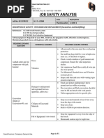 JHA # 009 - Hot Work | PDF | Personal Protective Equipment | Safety