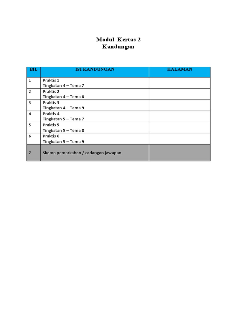 Modul Kertas 2 BM Tingkatan 4 | PDF