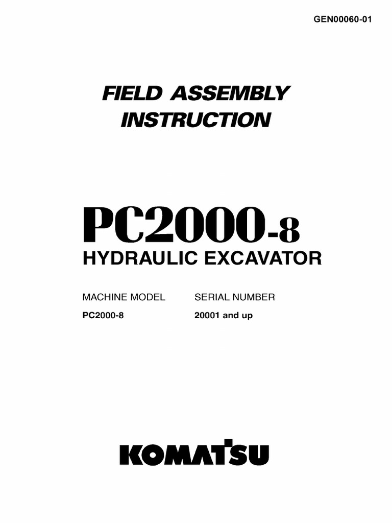 Field Assembly Manual PC2000-8 Gen00060-01 | Download Free PDF | Crane ...