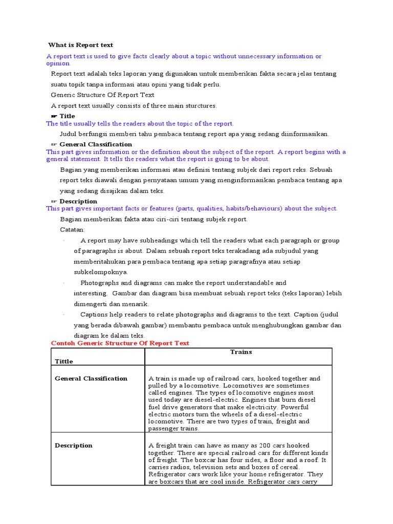 Materi Teks Report | Download Free PDF | Skin | Anatomy