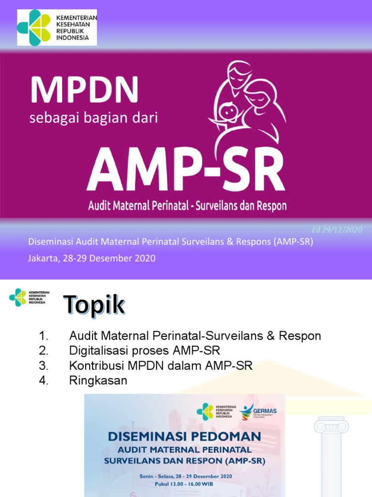 Dr. Ilhamy SpOG (K) - MPDN Sebagai Bagian Dari AMPSR | PDF
