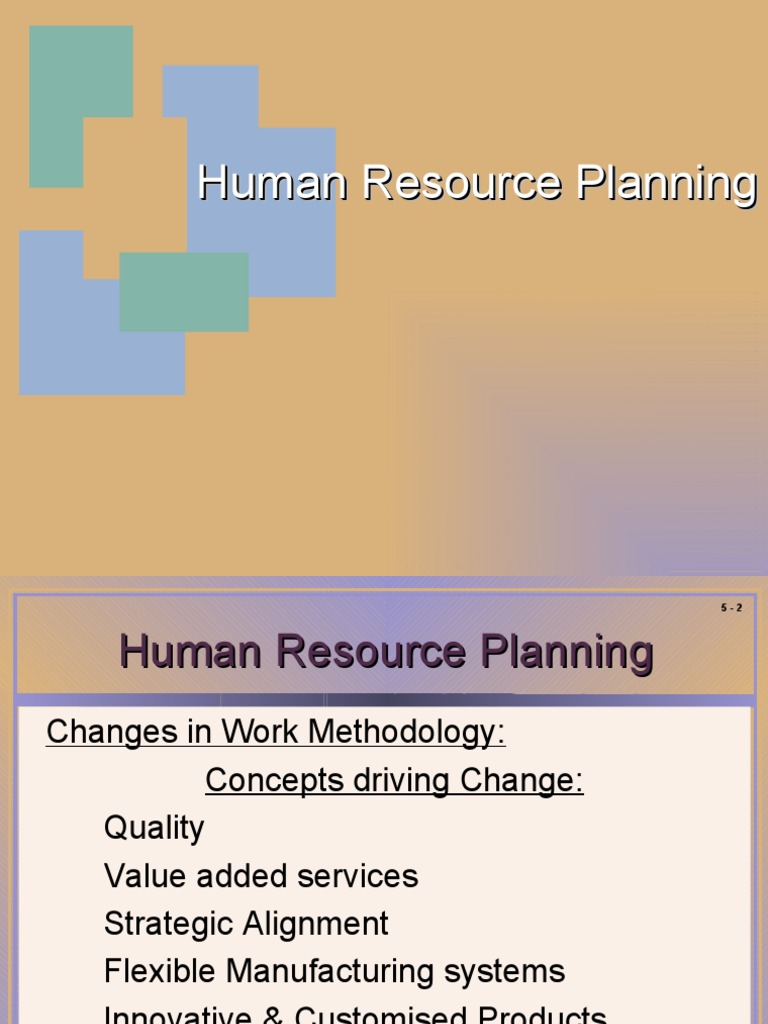 Human Resource Planning Essentials | PDF | Human Resources | Resource