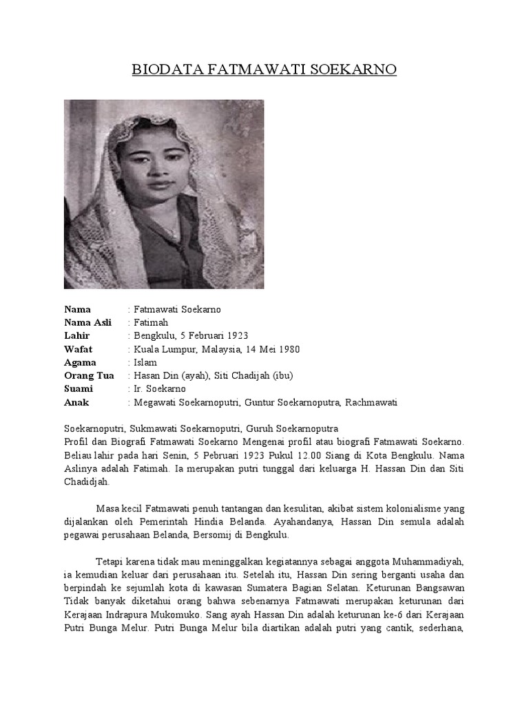 Biografi Fatma | PDF