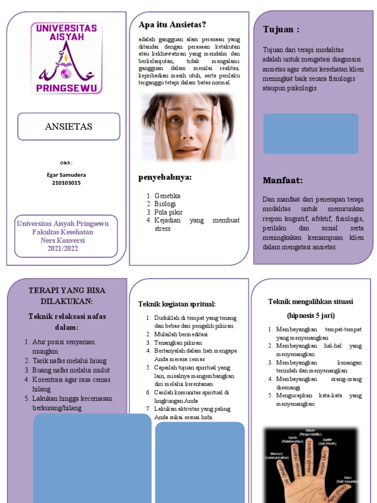 Leaflet Ansietas | PDF