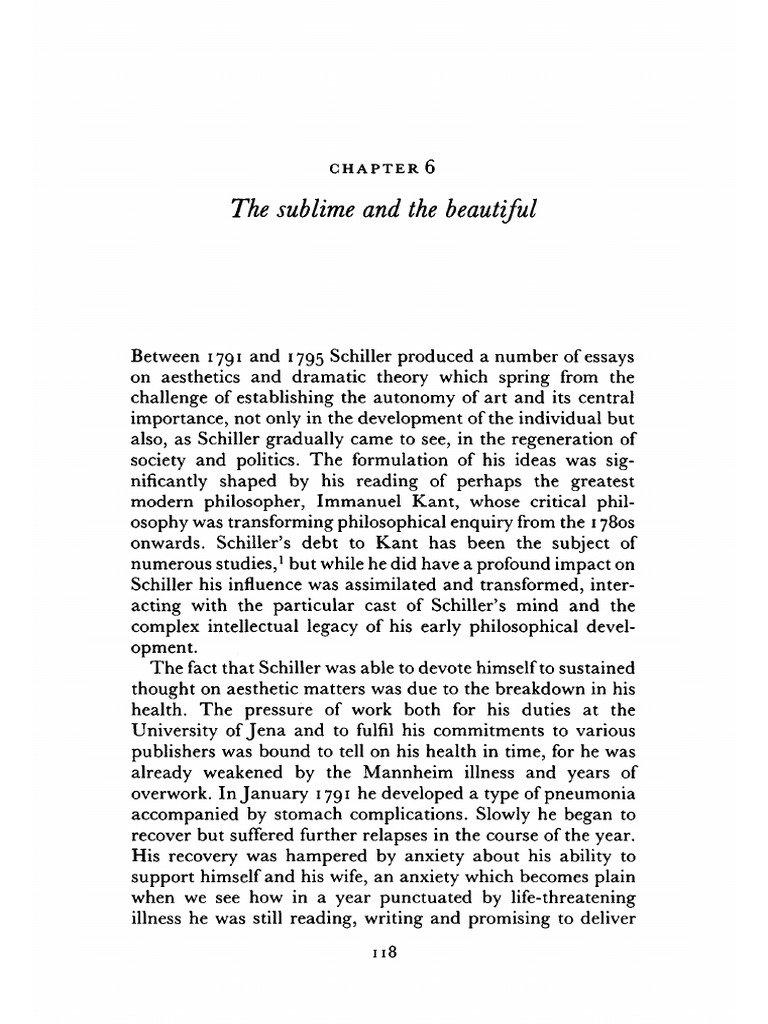 The Sublime and The Beautiful | PDF
