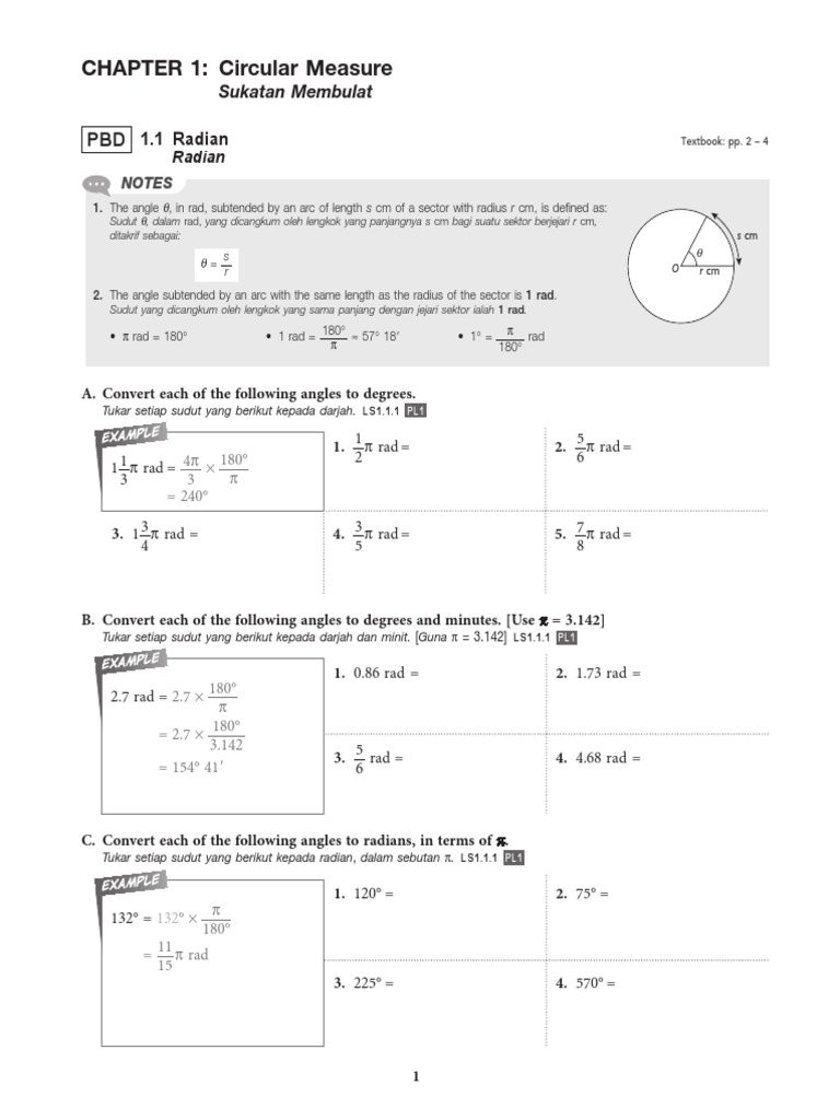 Add Maths F5-CHP 1 | Download Free PDF | Mathematics | Angle
