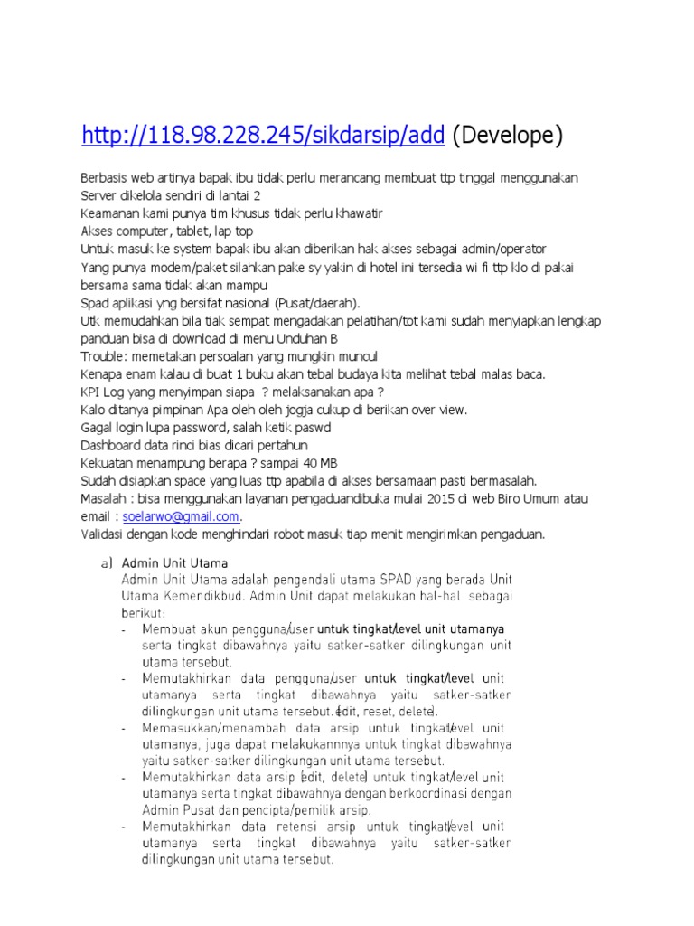 Penjelasan Spad | PDF