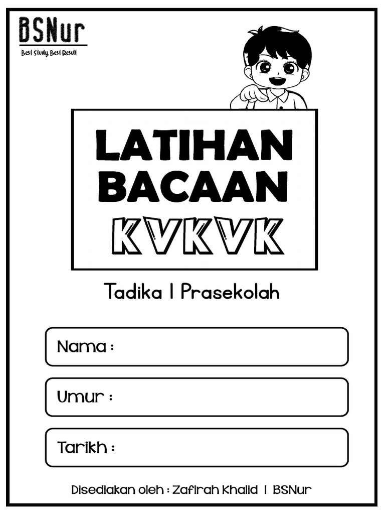 Latihan Bacaan Kvkvk Pdf
