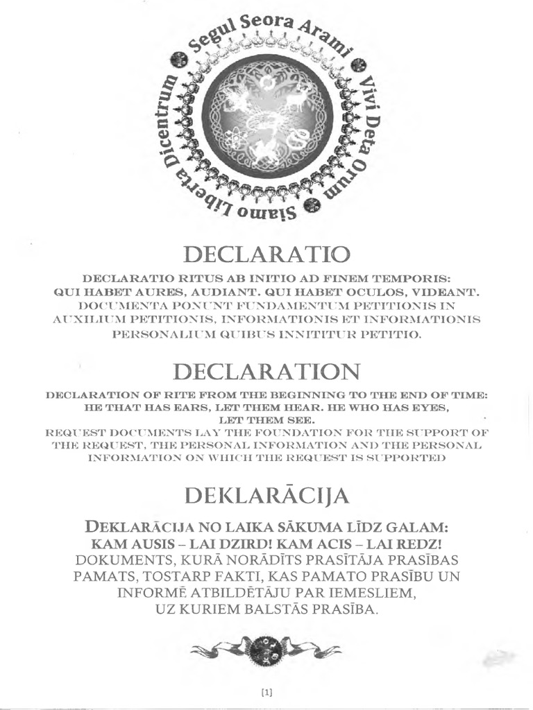 DECLARATION | PDF