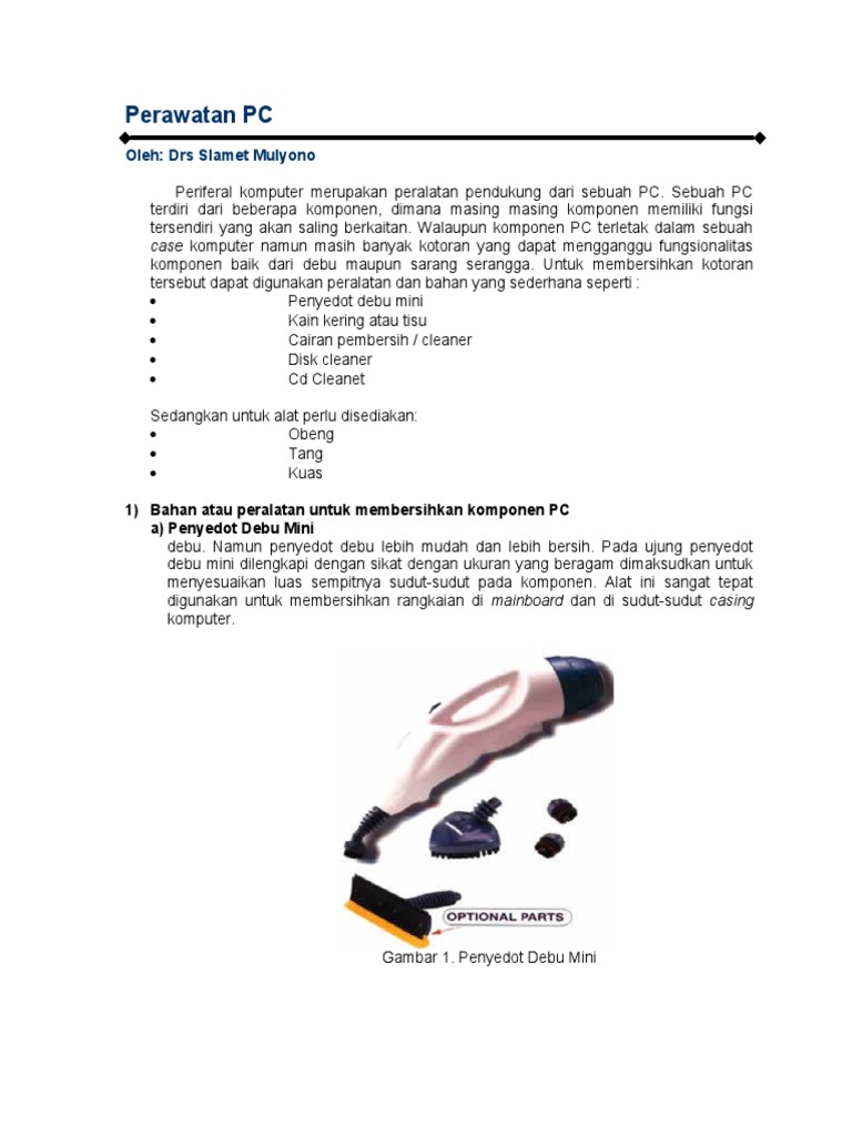 Perawatan PC | PDF | Seni | Teknologi & Rekayasa