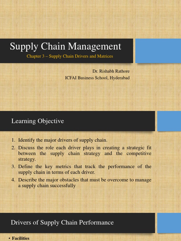 Chapter 3 - SCM | PDF | Supply Chain | Inventory