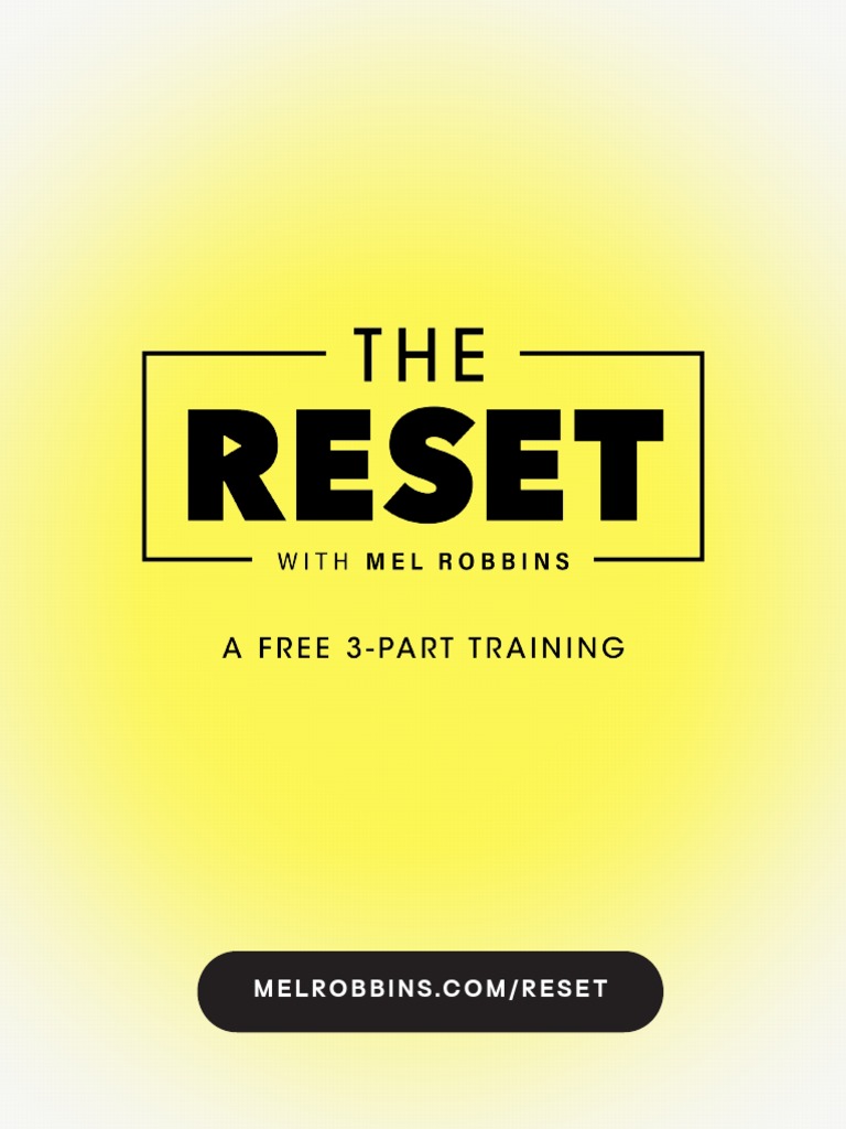 A Guide to Resetting Key Areas of Your Life | PDF | Habits ...