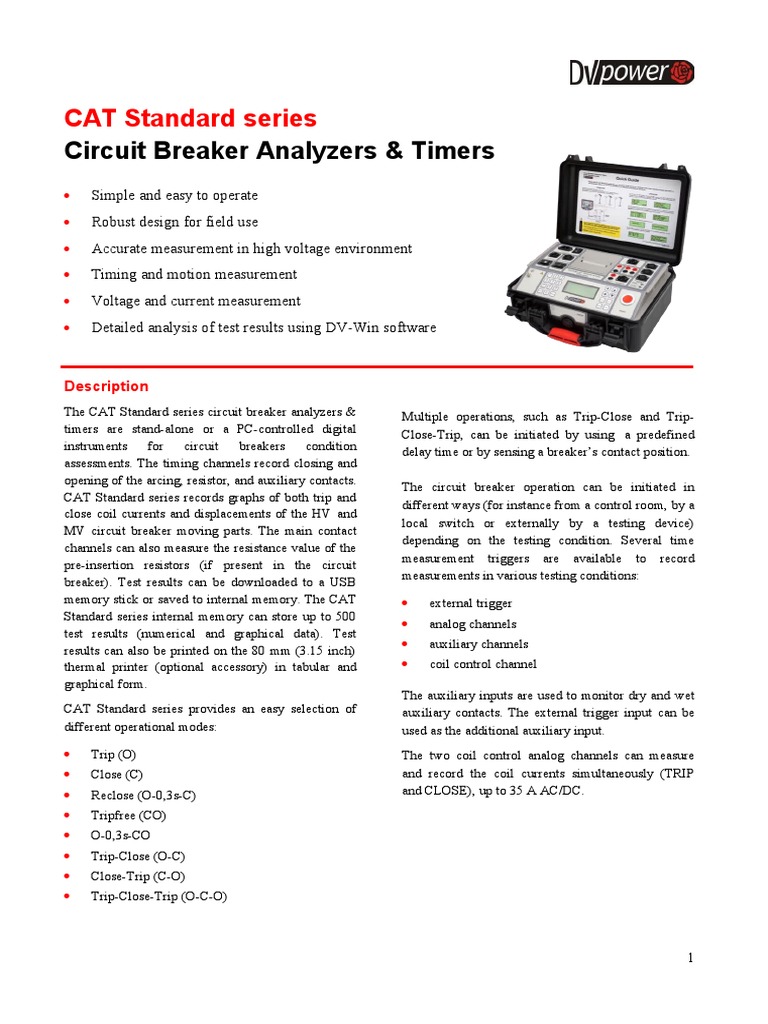 User Manual Brochure-CAT-Standard-series-B-CATSTA-104-EN - 2021-04-06 ...