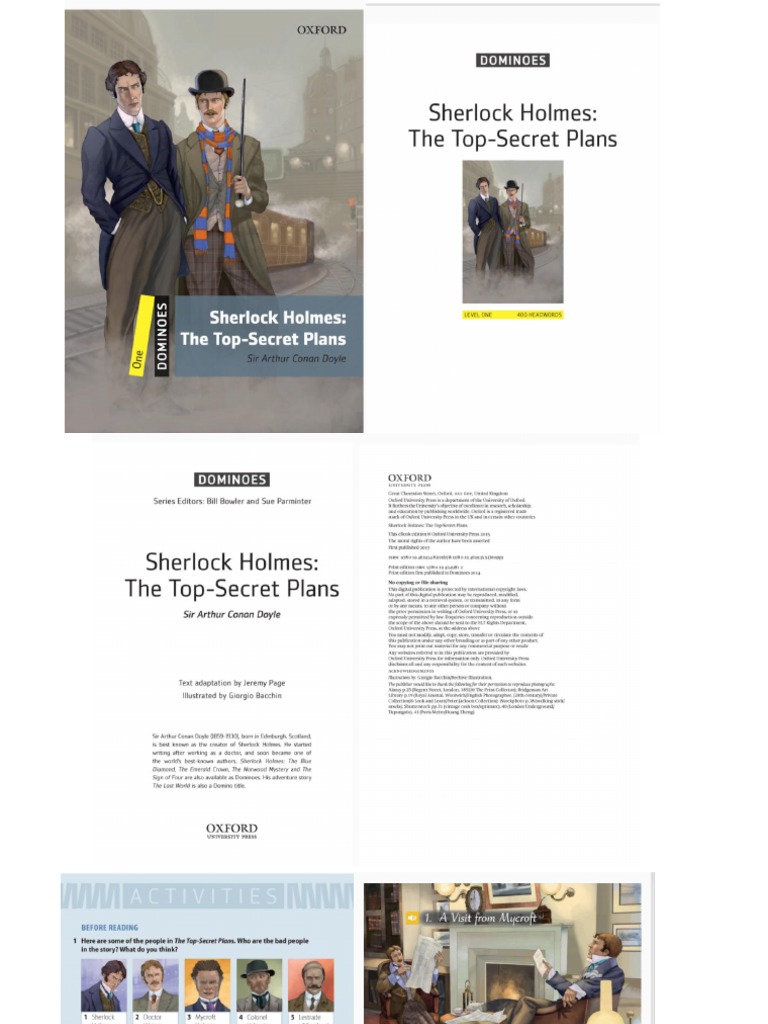 Sherlock Holmes The Top-Secret Plans Dominoes 1 1657454015 | PDF