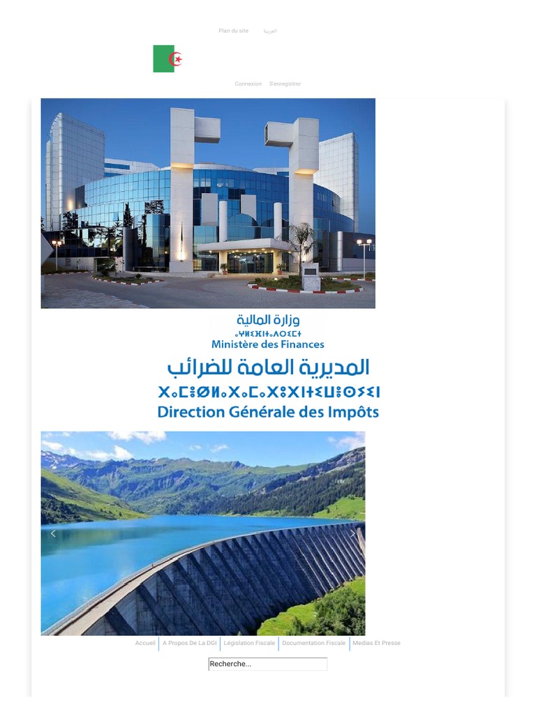 Déclaration d'Existence en Algérie 2024 | PDF | Impôts