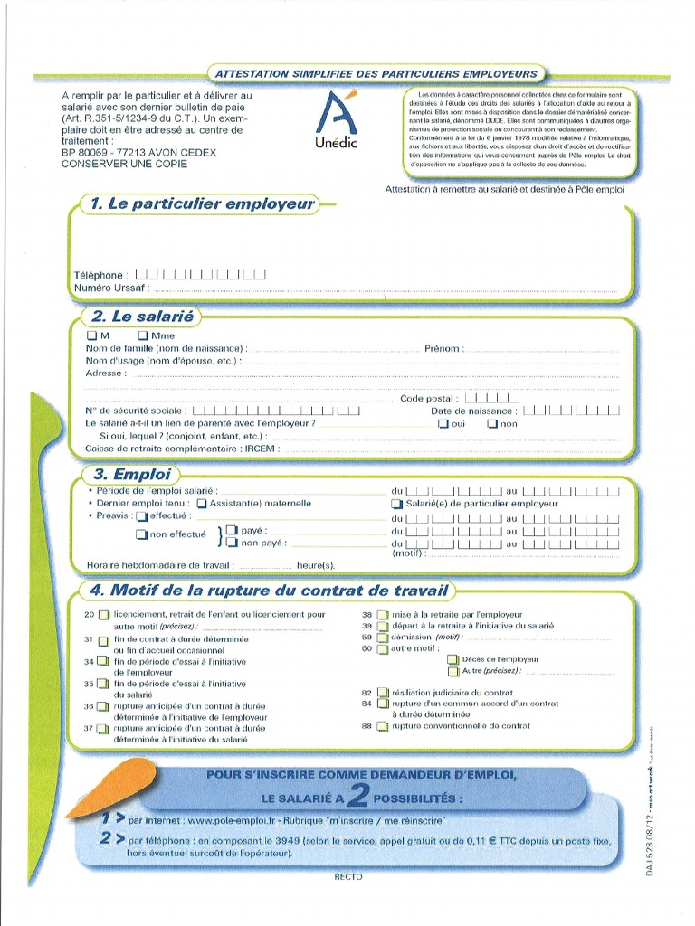 Attestation Assedic | PDF