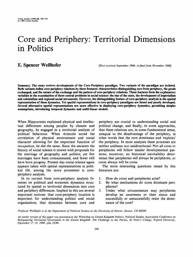 Territorial Dimensions in Politics | Download grátis PDF | Capitalism ...