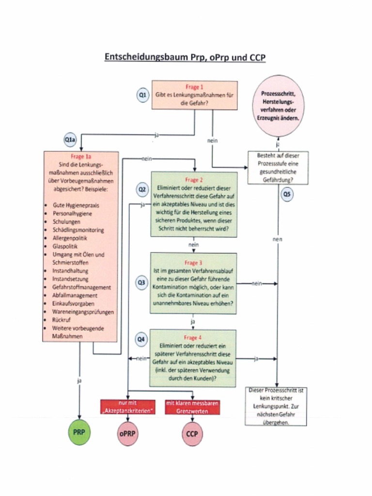 Entscheidungsbaum PRP, Oprp Und CCP | PDF