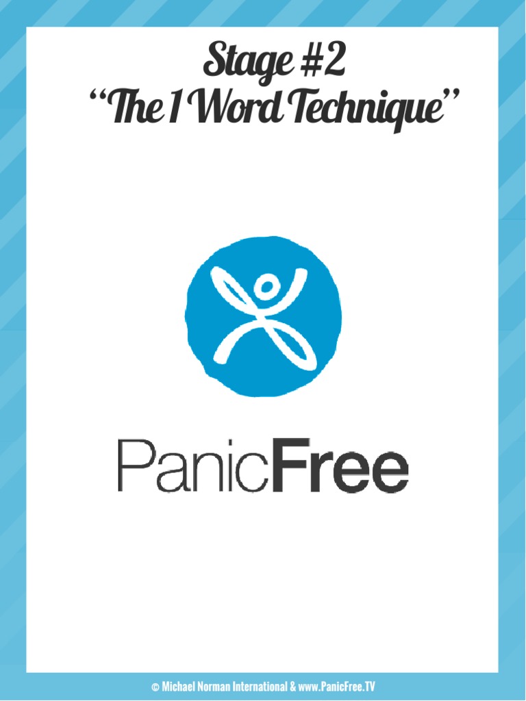 Panic Free Stage 2 PDF | PDF | Anxiety | Psychology