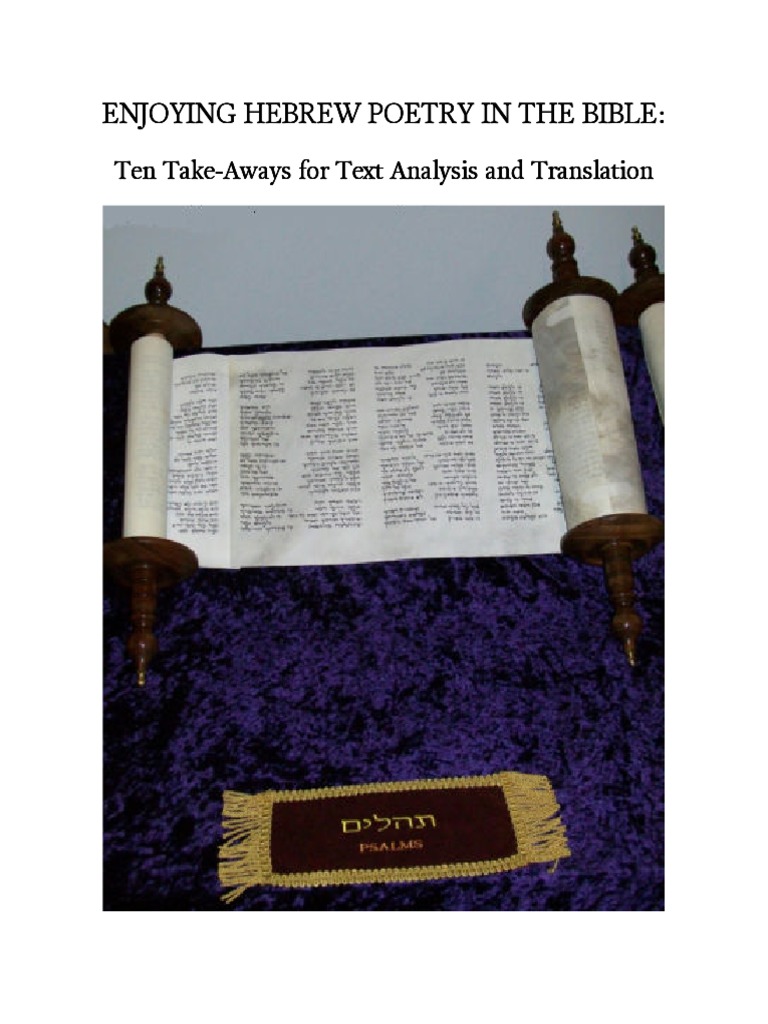 Enjoying Hebrew Poetry in The Bible | PDF | Bible | Poetry