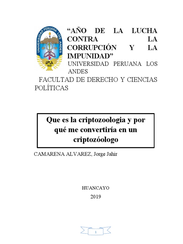 Criptozoologia Terminadoxd | PDF | Criptozoología | Curiosidad