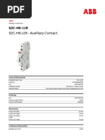 SK1-11 Signal Contact Overview | PDF | Switch | Voltage