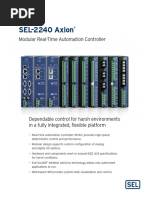 SEL-2241-2 High-Performance RTAC Module | PDF | Usb | Scada