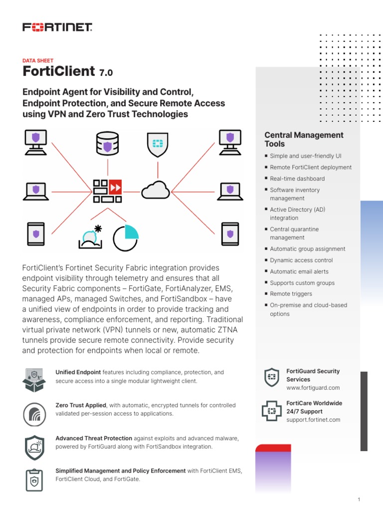 Fortinet Training - Forticlient | PDF | Virtual Private Network | Cloud ...