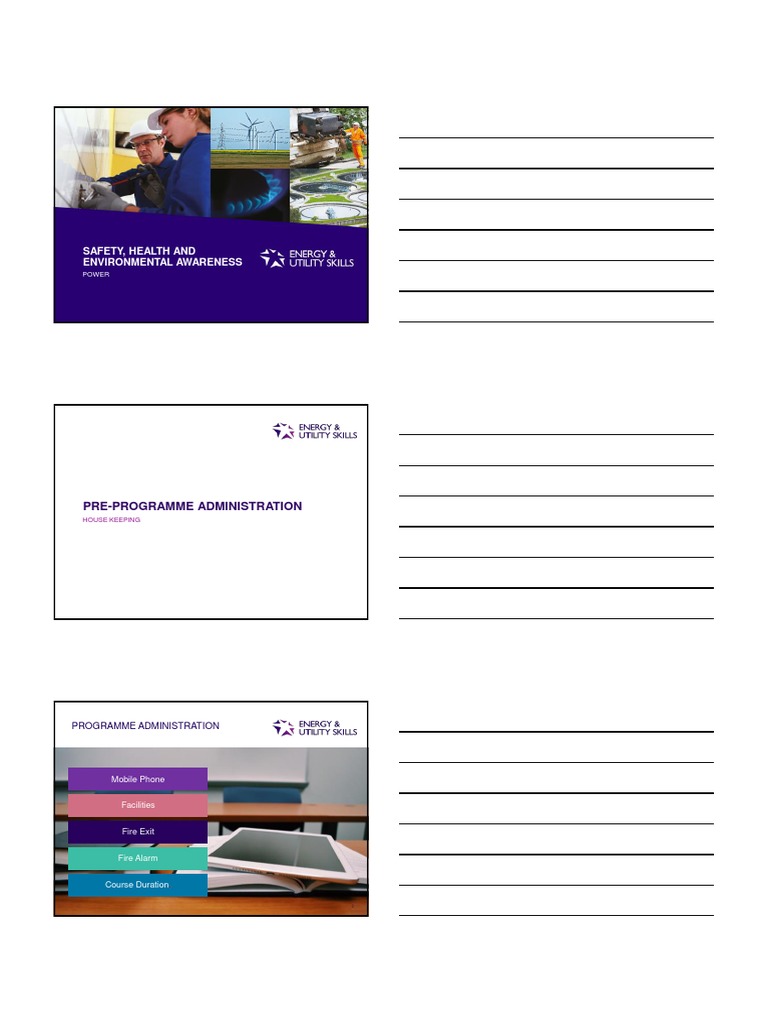 SHEA Power: Safety & Environment Training | PDF | Electric Power ...