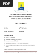 Import-Export Procedures at CFS | PDF | Cargo | Customs
