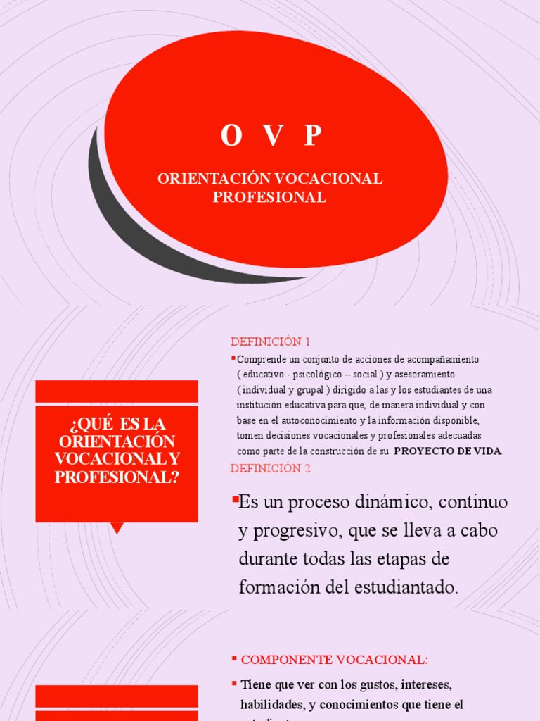 OVP PRESENTACIÓN (1) | PDF | Aprendizaje | Bienestar