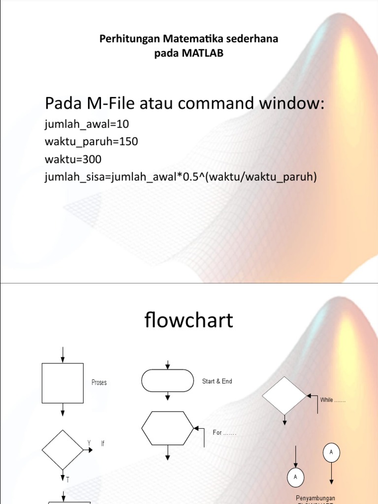 Materi 3 - Fungsi Dan Statement Kontrol Pada Matlab | PDF