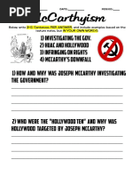 Political Cartoons on Civil Liberties | PDF | Linguistics