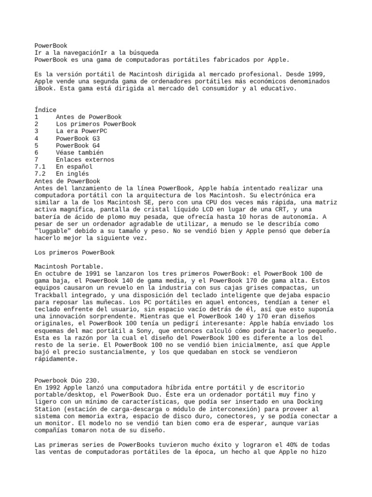 Power Book | PDF | Ingeniería Informática | Ciencias de la Computación