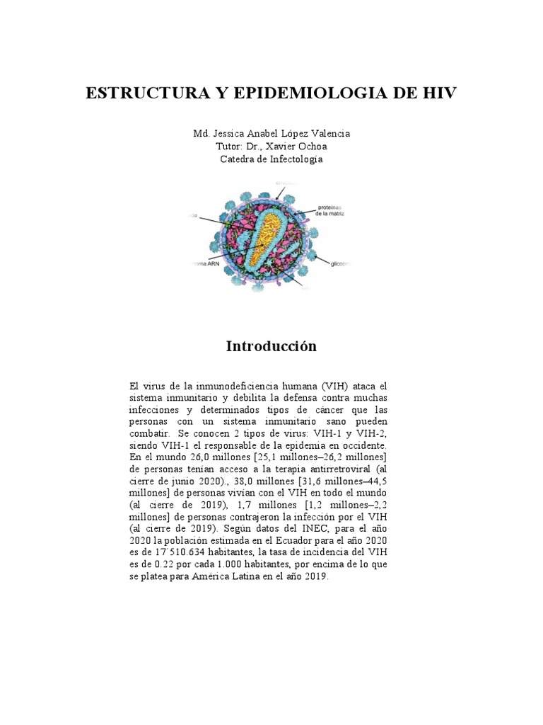 Estructura Del Hiv | PDF | VIH | VIH / SIDA