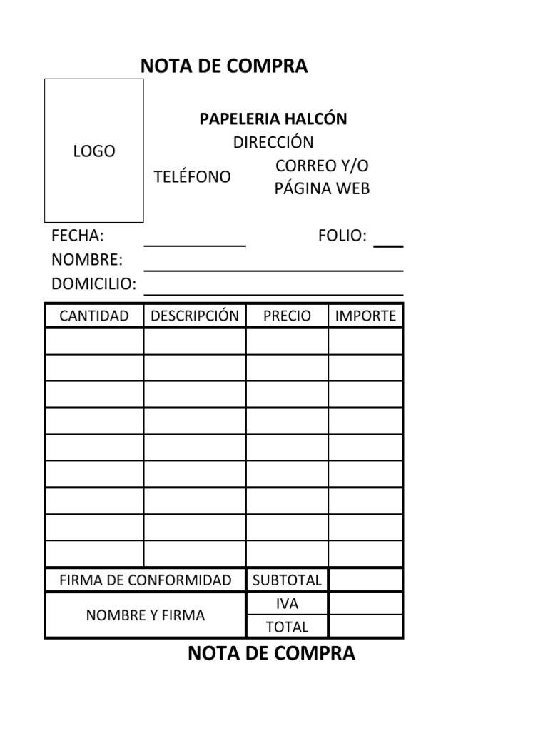 FORMATO-NOTA-DE-REMISIÓN | PDF