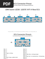 Pinout ECU Mitsubishi 4D56-4M41 121 Pines | PDF | Throttle | Systems ...