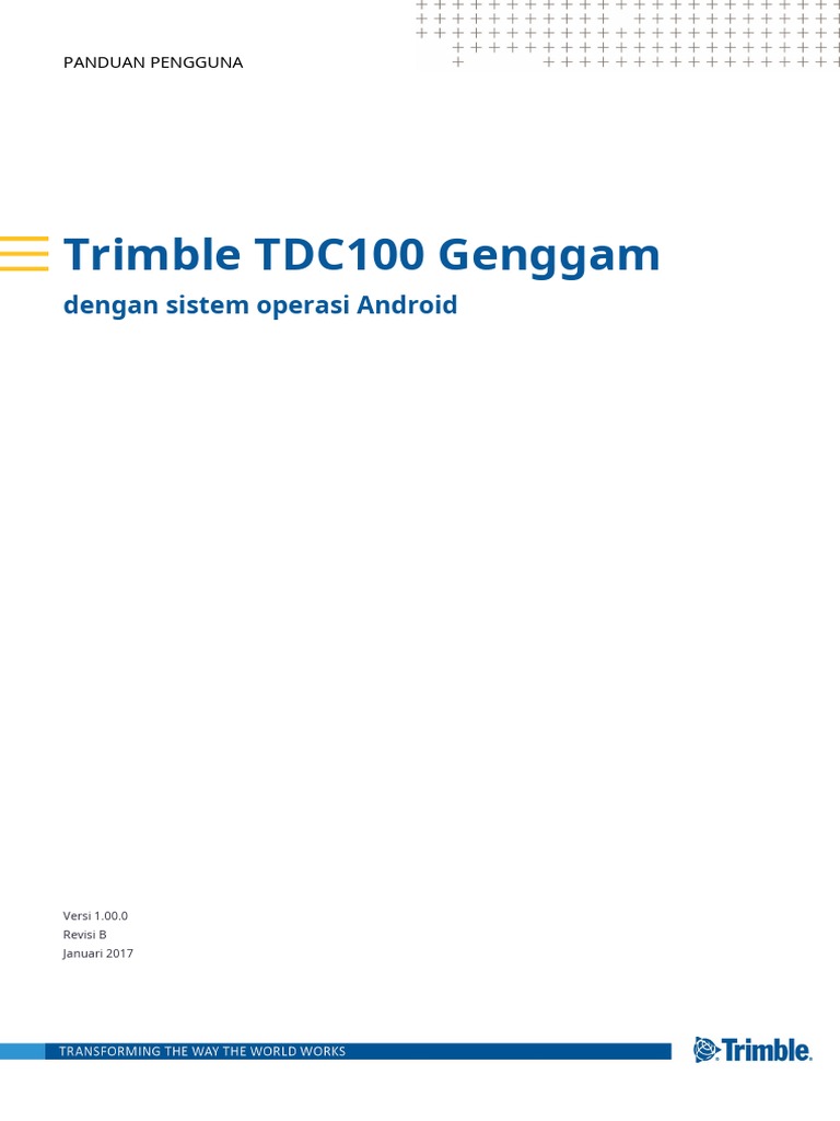 Manual Timble Controllers tdc100 - Indonesia | PDF