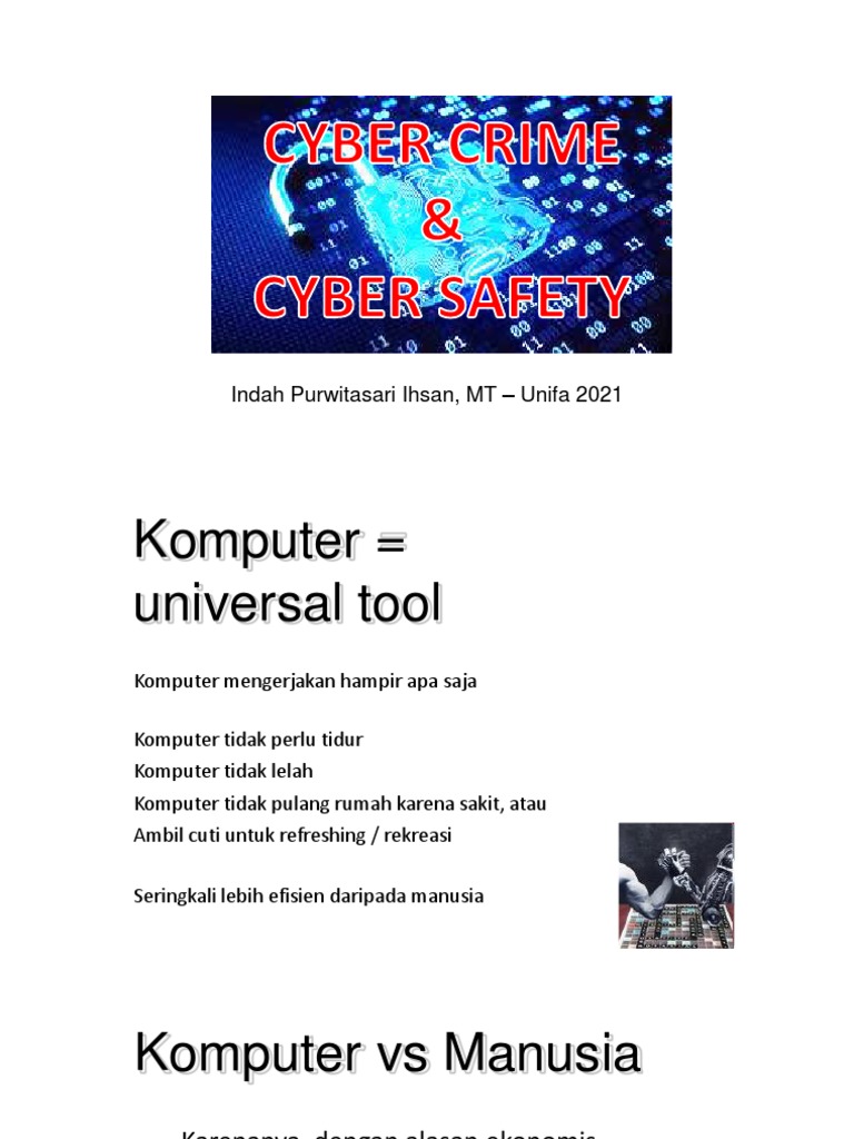 CYBER CRIME and CYBER SAFETY | PDF | Bisnis | Komputer