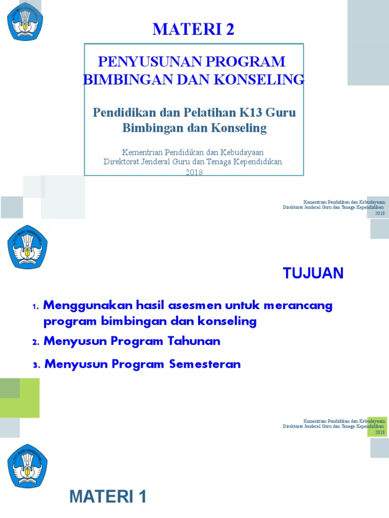 Materi 2 - Program BK SMP | PDF
