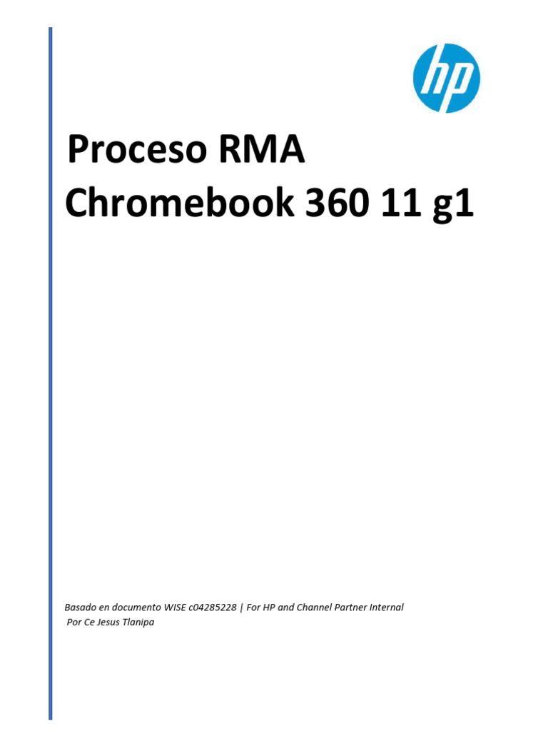 Proceso RMA Chromebook 360 11 g1 | PDF | Memoria USB | USB