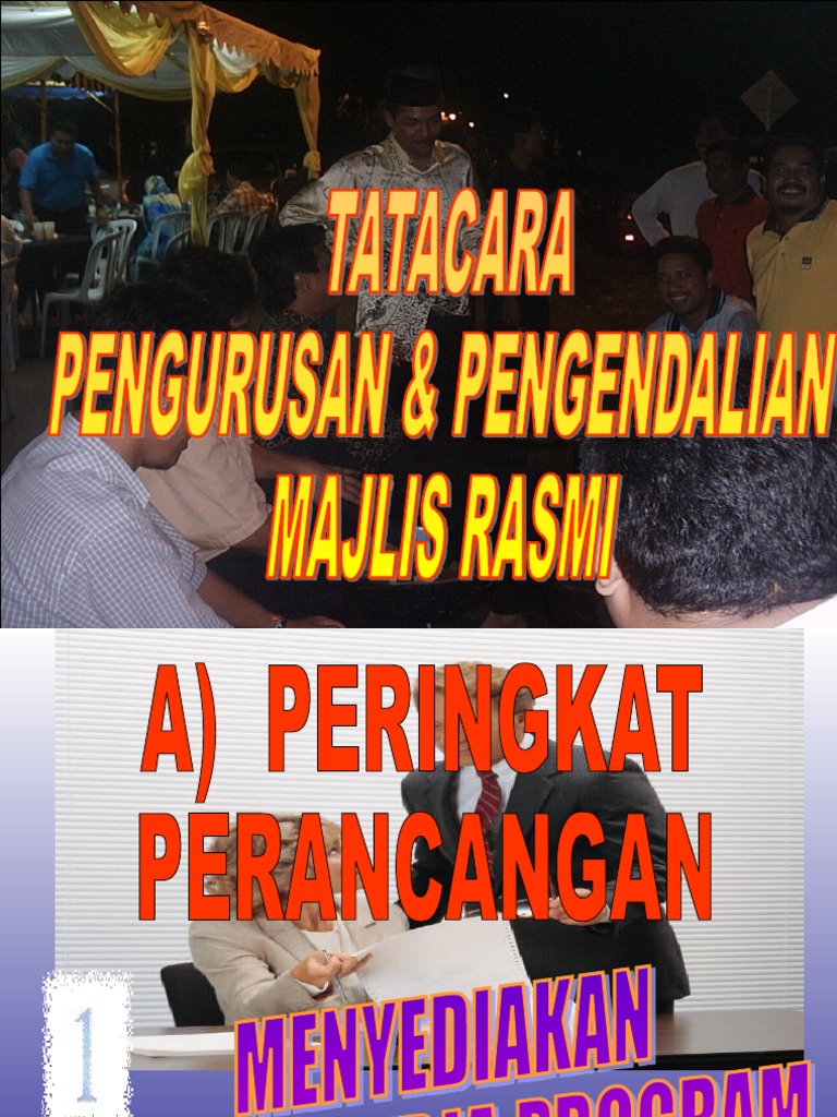 Tatacara Pengurusan Majlis Rasmi | PDF