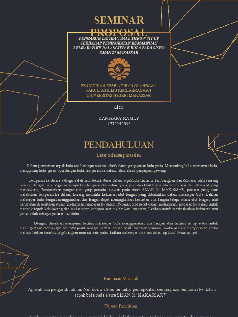 Seminar Proposal | PDF