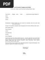 Surat Pernyataan PDN (Template) | PDF