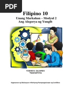 Filipino Module 1 Grade 10 Quarter 1 | PDF