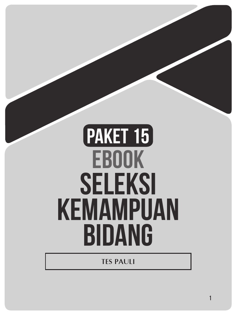 Panduan Lengkap Tes Pauli | PDF