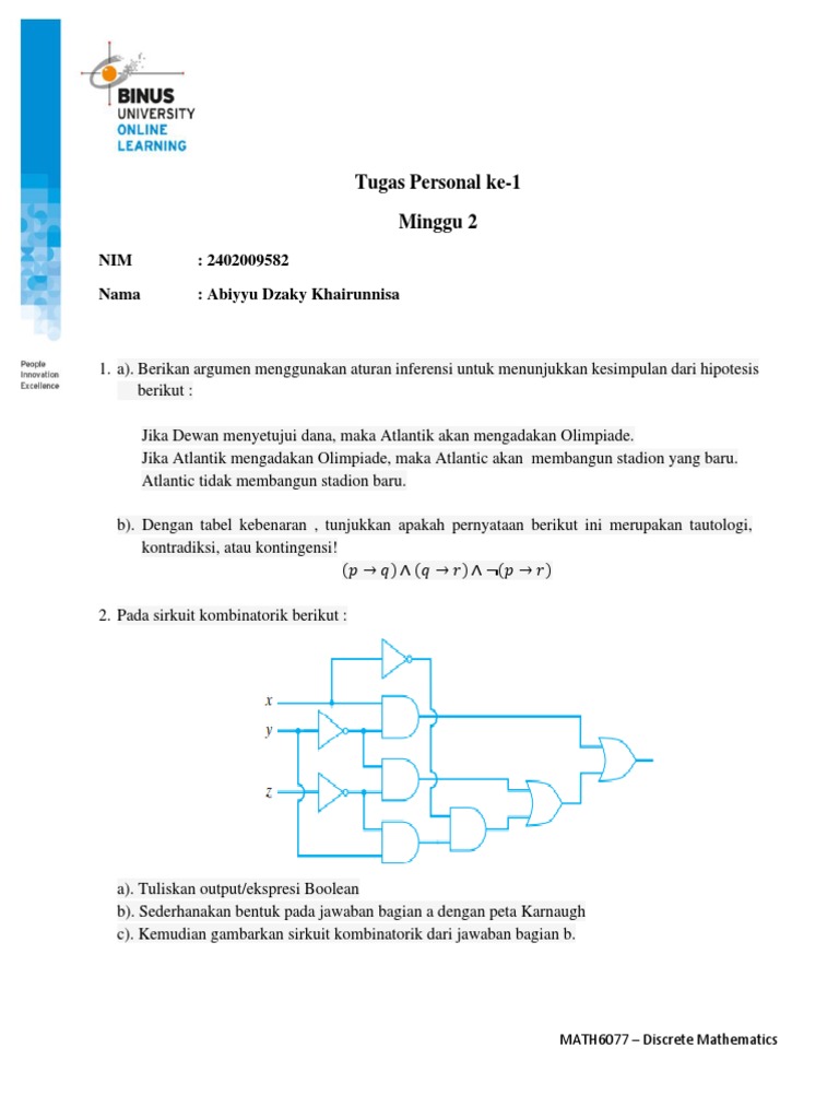 TP1-W2-S3-R3 - 2402009582 - Abiyyu Dzaky Khairunnisa | PDF