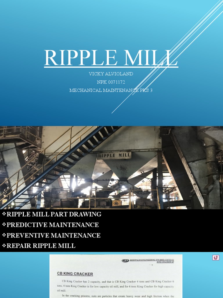 Ripple Mill Palm Mill Oil | PDF